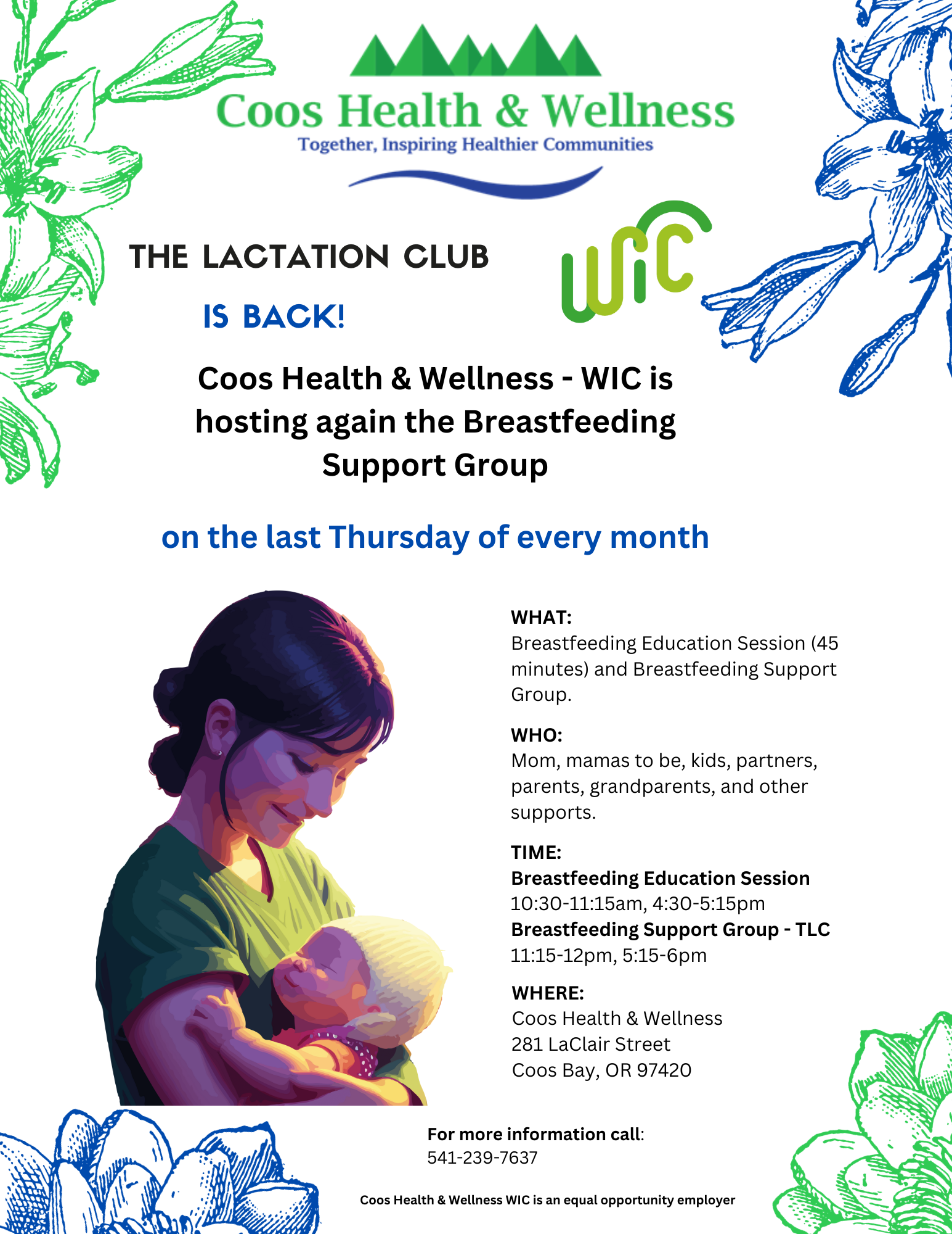 The Lactation Club: TLC (Coos Bay) - South Coast Early Learning