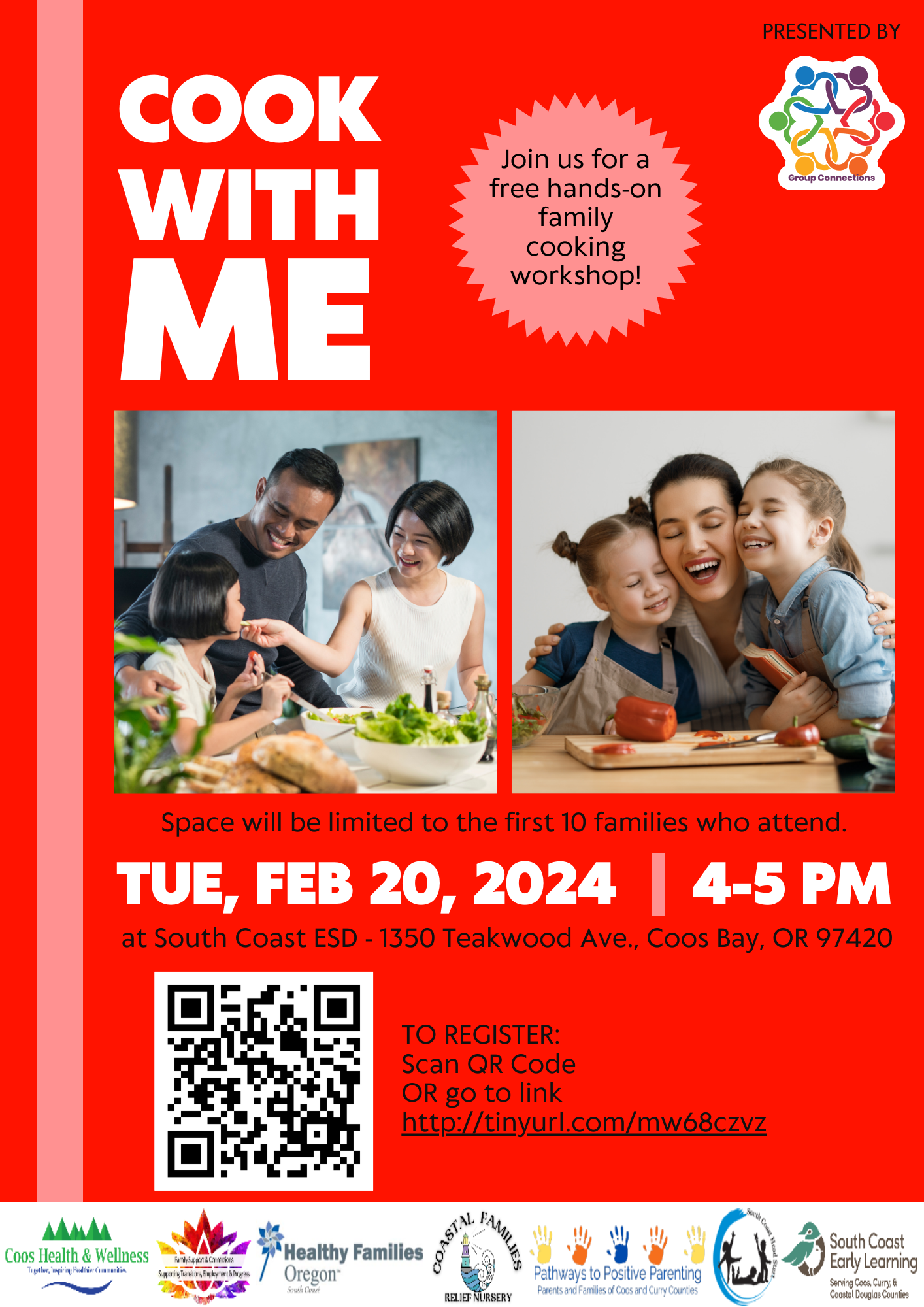 Group Connections Gathering: Cook with Me! (Coos Bay) - South Coast ...